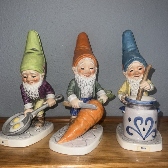Goebel | Accents | Goebel Coboy Gnome Figurines Mike Robb Bitt German ...